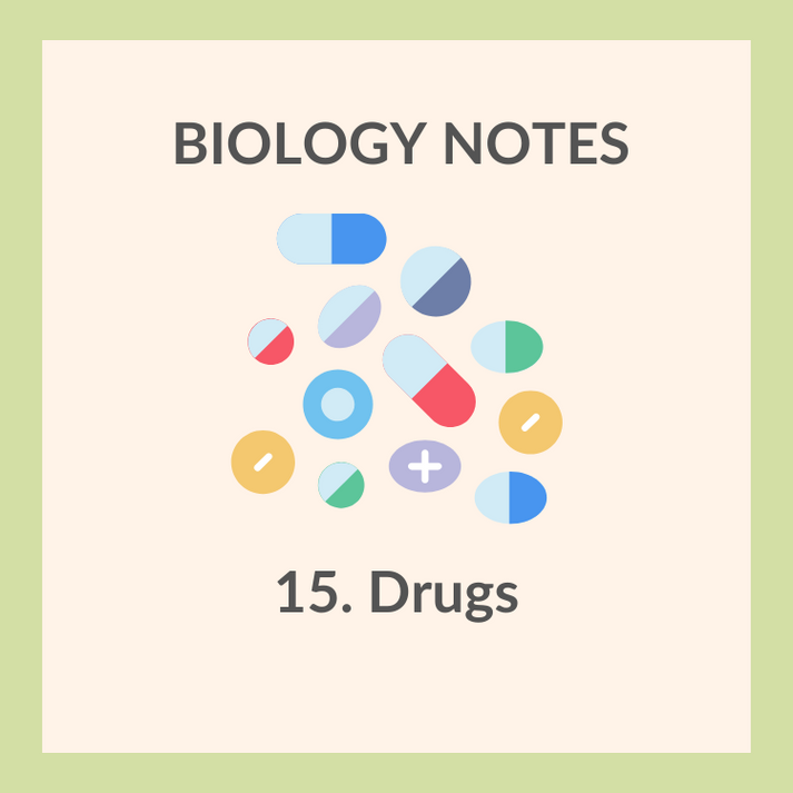 Study Notes | IGCSE Biology 0610 | 15. Drugs – StudyBuddy