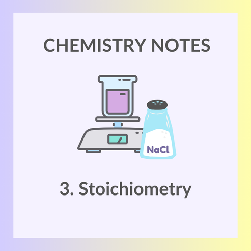 Study Notes | IGCSE Chemistry 0620 | 3. Stoichiometry – StudyBuddy